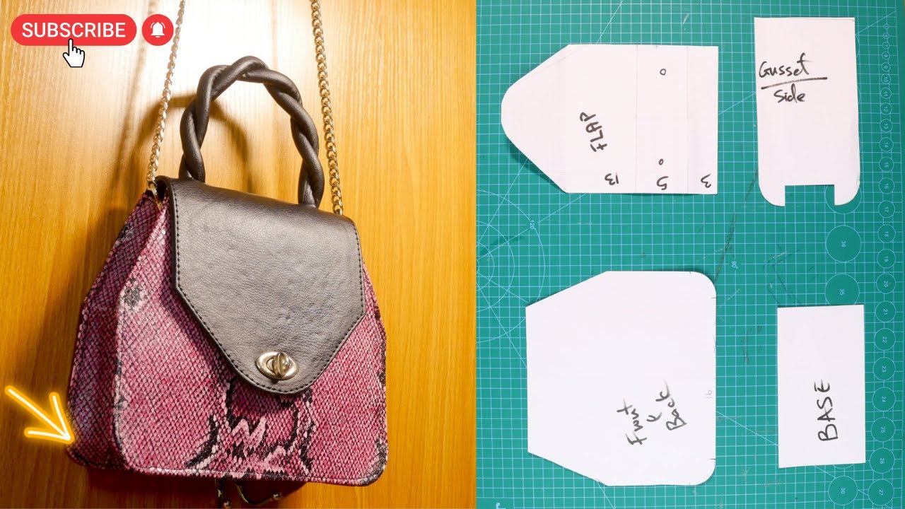 HOW TO DRAFT LADIES HANDBAG PATTERN | Part 1 | Eris Atelier - YouTube