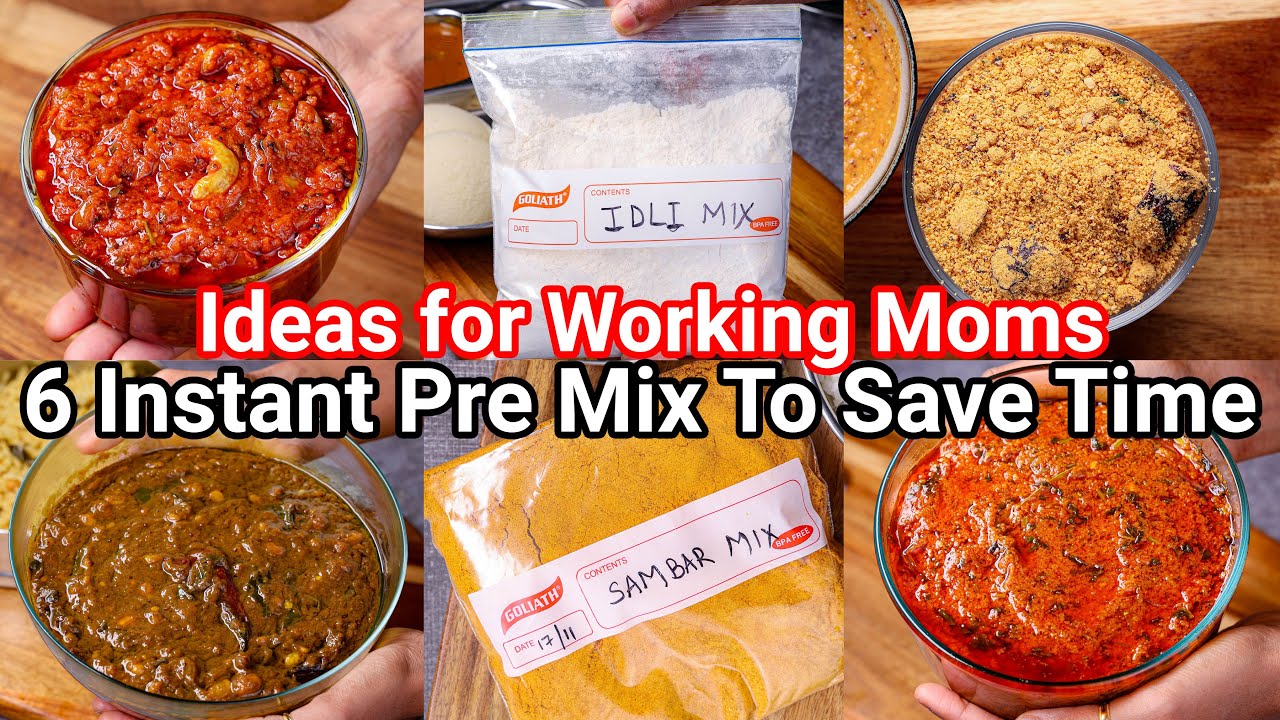 6 Instant Premix Recipes For Working Mothers - Perfect Recipes to Save ...