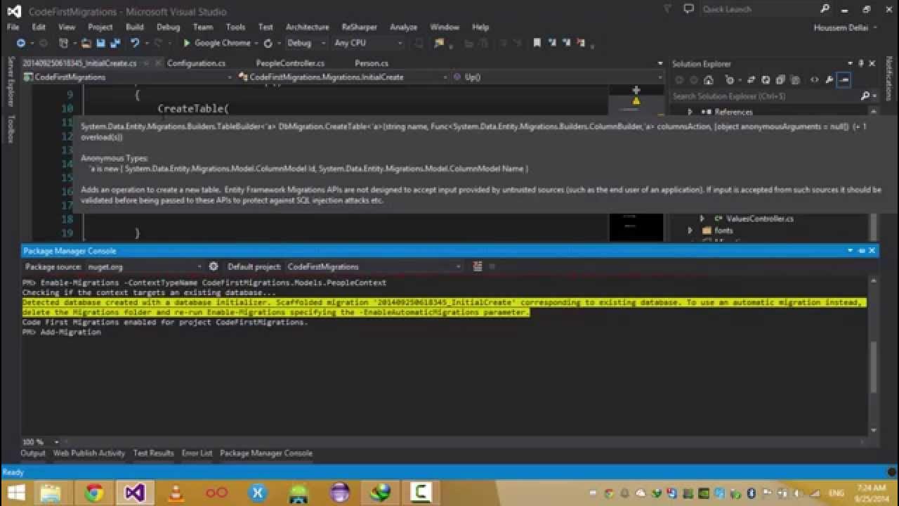 Code First Migration in ASP.NET MVC apps - YouTube