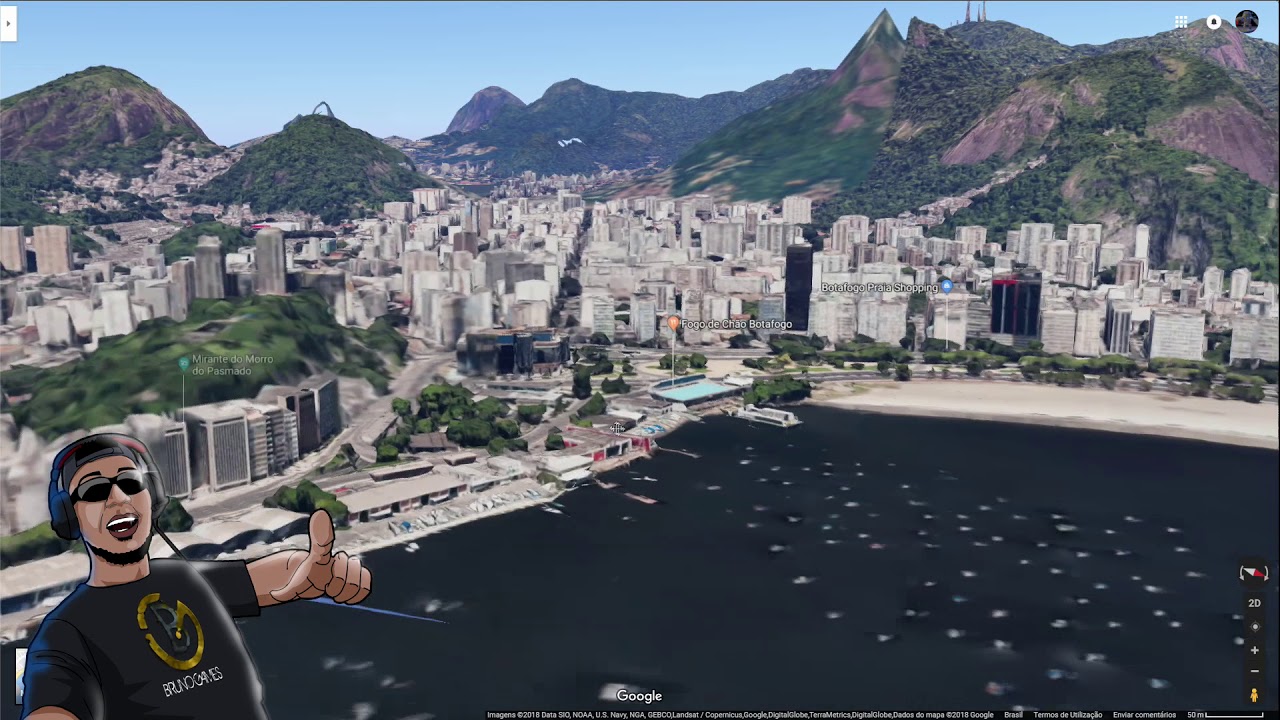 EXPLORANDO O RIO DE JANEIRO EM 3D NO GOOGLE MAPS - YouTube