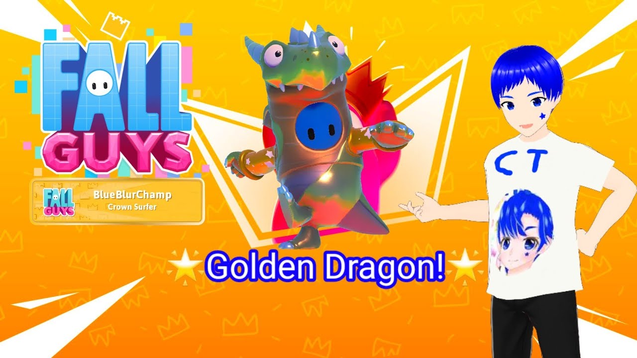 Fall Guys SS4: i Finally Got Full Golden Dragon! + 52 Rank! - YouTube