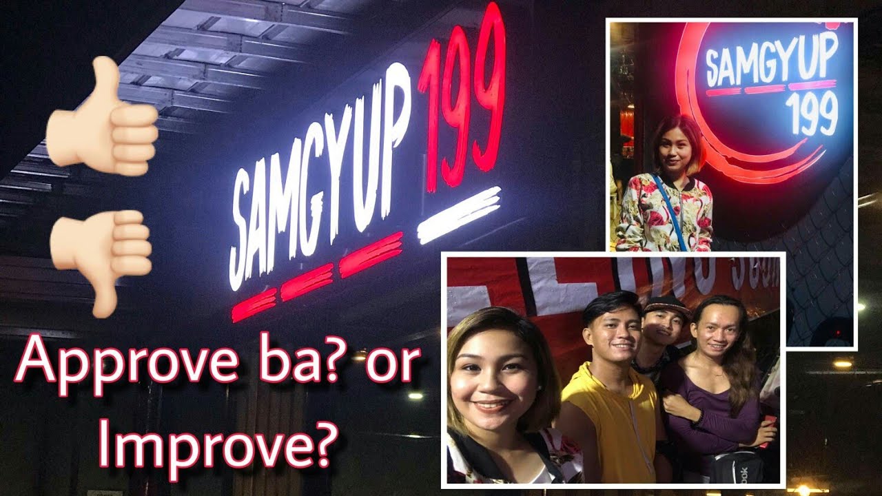 Samgyup 199 pesos Experience | Angela Bo-o - YouTube
