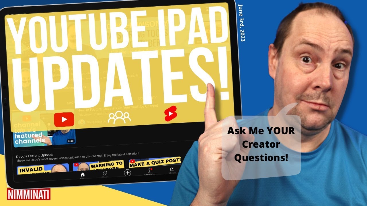 FINALLY! New Additions to the YouTube App on iPad - Creator Breakfast LIVE - YouTube