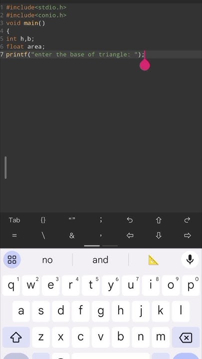 Find area of triangle in c programming #coding #codingshortvideo #shortvideo #subscribe #shorts ...