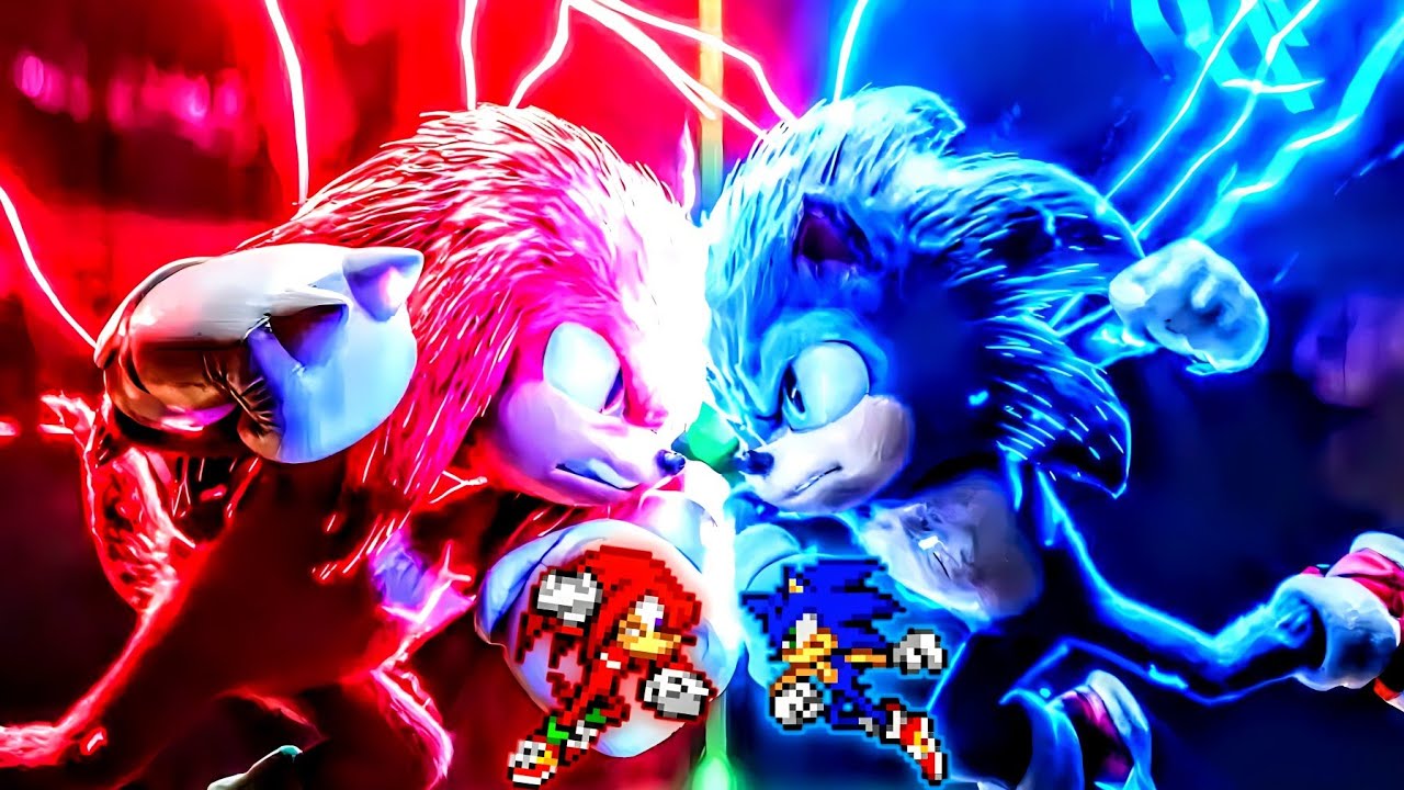 Knuckles V2 (all form) (New) VS Sonic (all form) in Jump Force Mugen ...