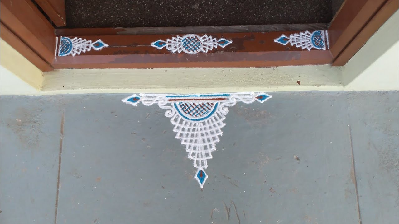 latest doorstep border || creative and simple designs ||Easy border for ...