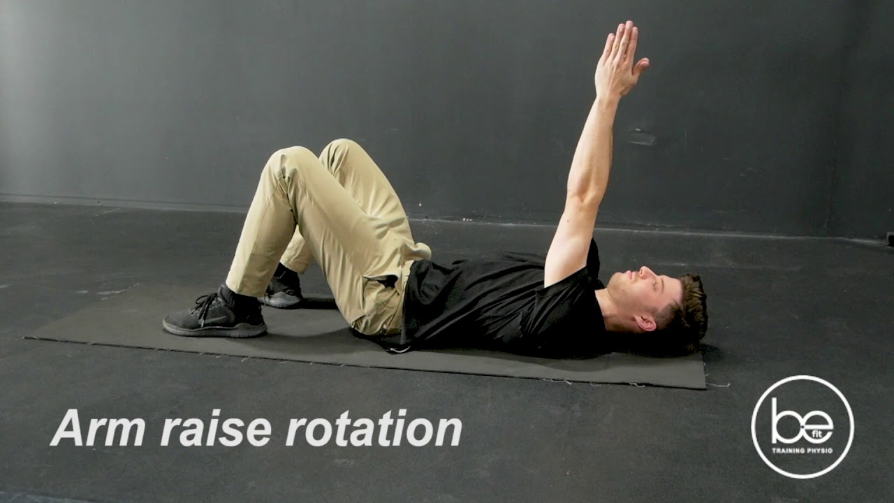 arm raise rotation - YouTube