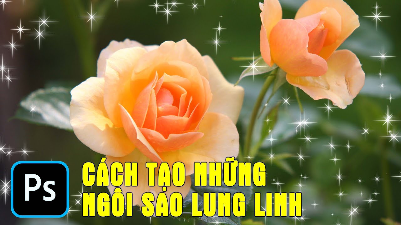 Cách Tạo Những Ngôi Sao Lung Linh Trong Photoshop Photoshop Tutorial Làm ảnh Lung Linh Bằng
