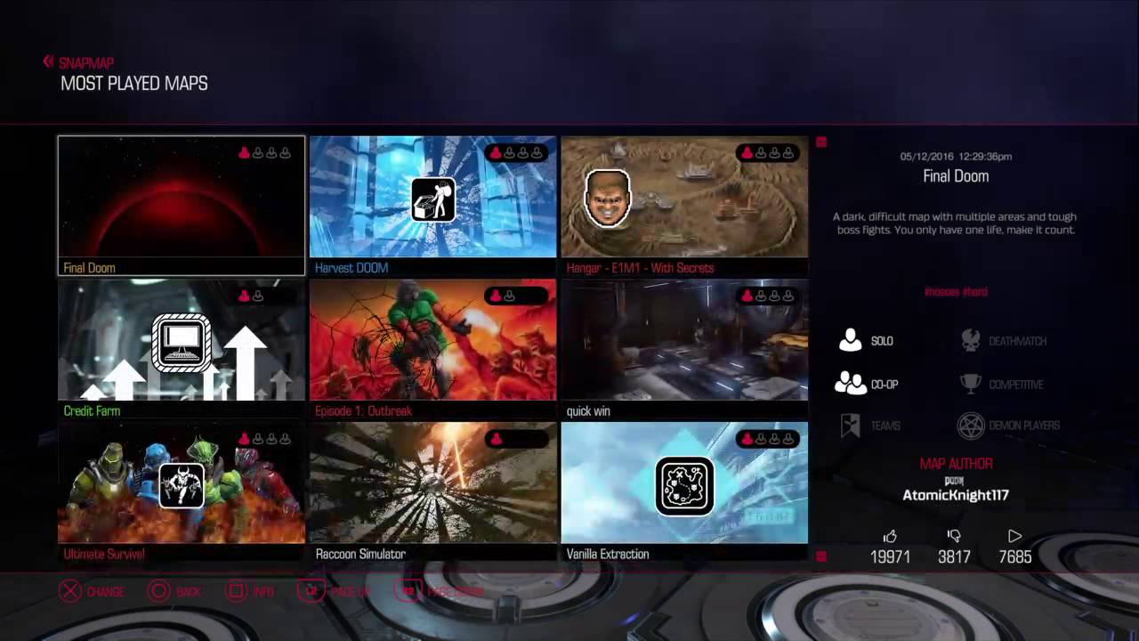 Doom :bullet hell - YouTube