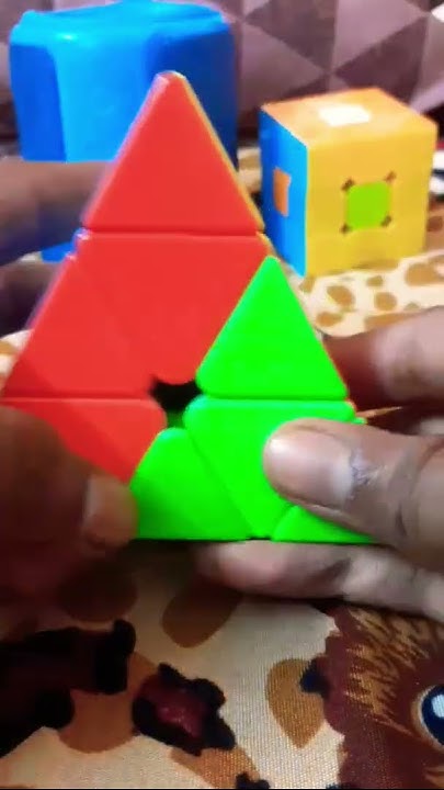Pyraminx pointed tip pattern #shorts #shortvideo #viralvideo #viralvideo #dushyantkukreja # ...