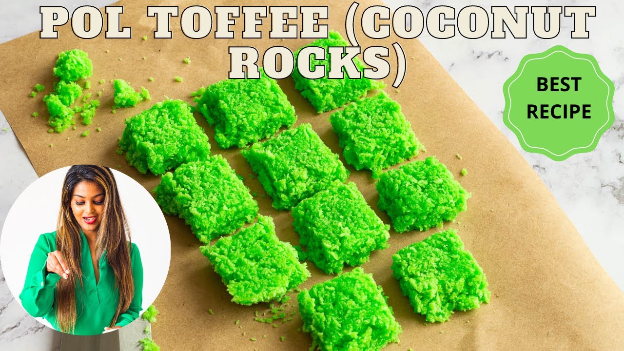 Pol Toffee (Coconut rock recipe) - YouTube
