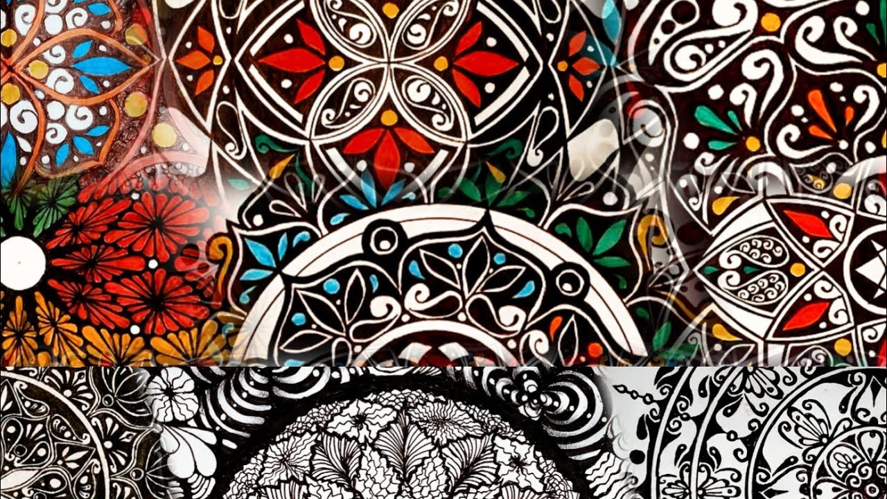 Hand Drawn Mandala : A Creative Journey: A Guide to Creating Beautiful ...