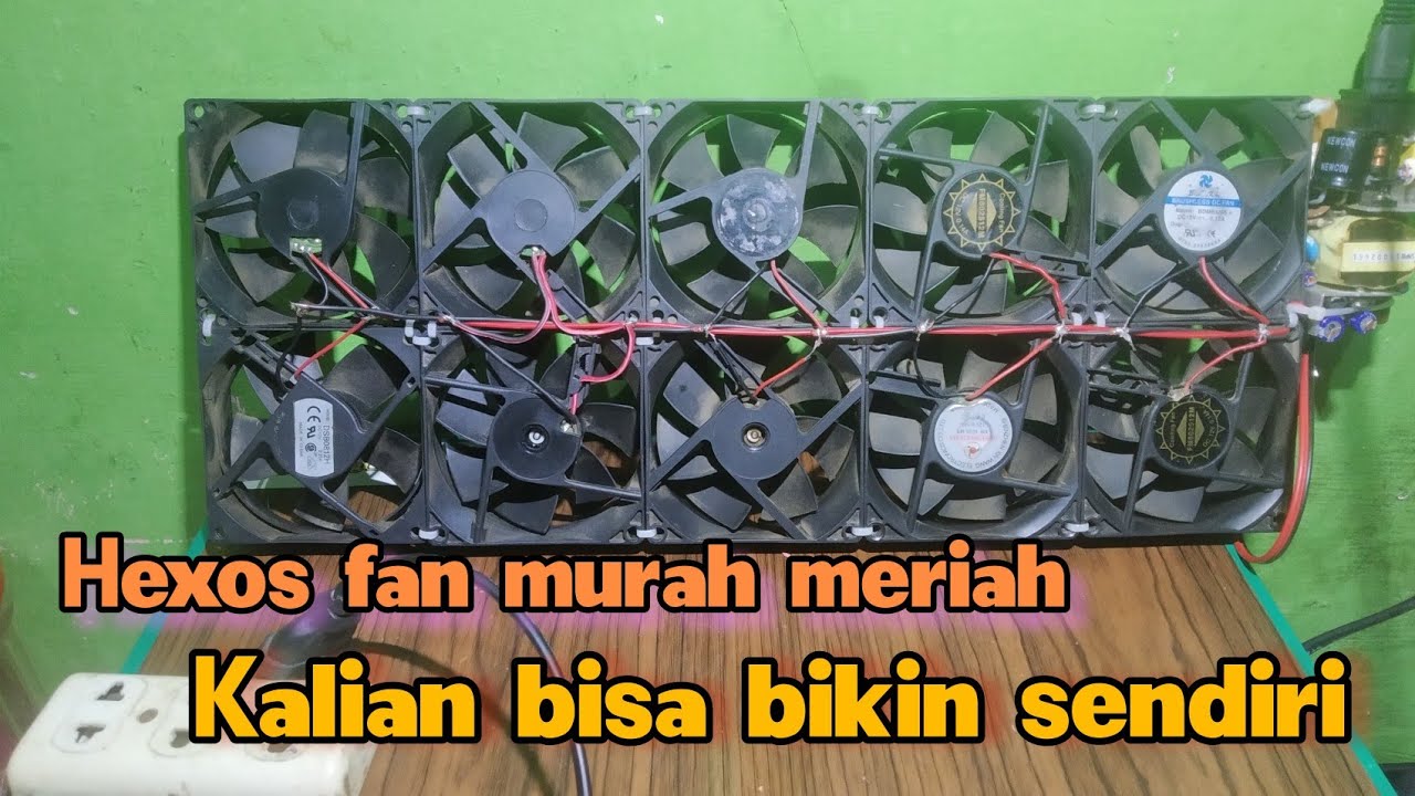 Tutorial membuat hexos dari kipas bekas cpu - YouTube