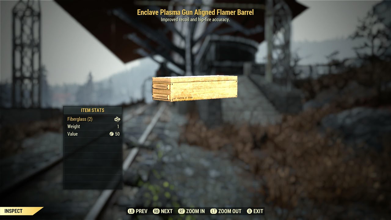 enclave plasma rifle mod location fallout76 #crafting - YouTube