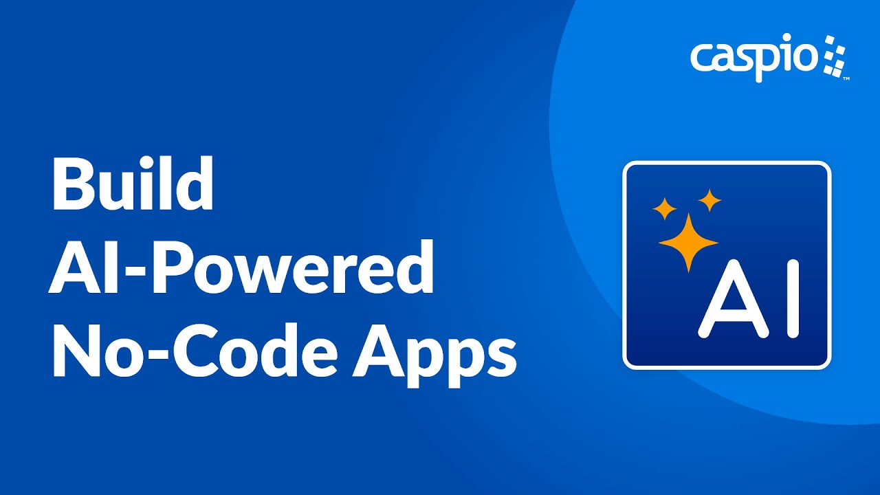 How to Build AI-Powered No-Code Apps With Caspio GPT Connect - YouTube