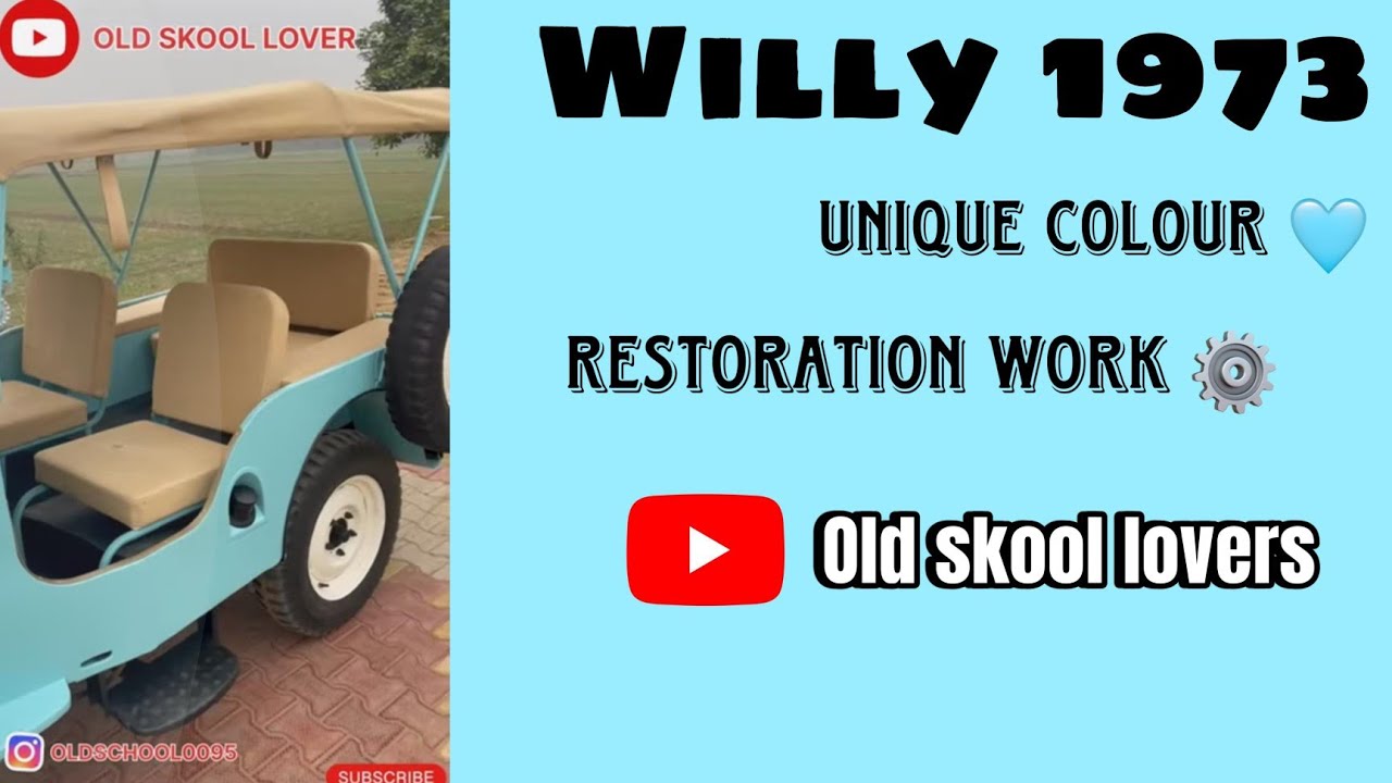 Fully restored Willy jeep 0 to 100 all work done For sale all type jeep ...