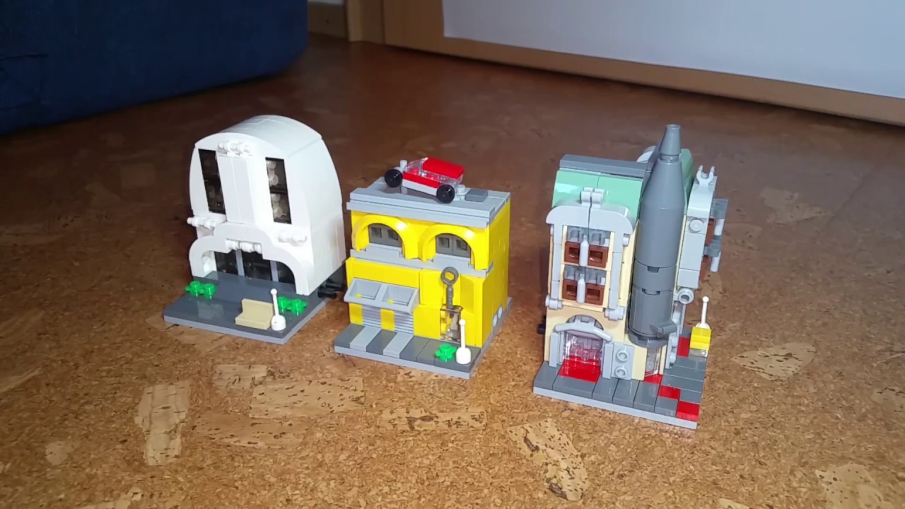 LEGO mini Modular Buildings [MOC] - YouTube