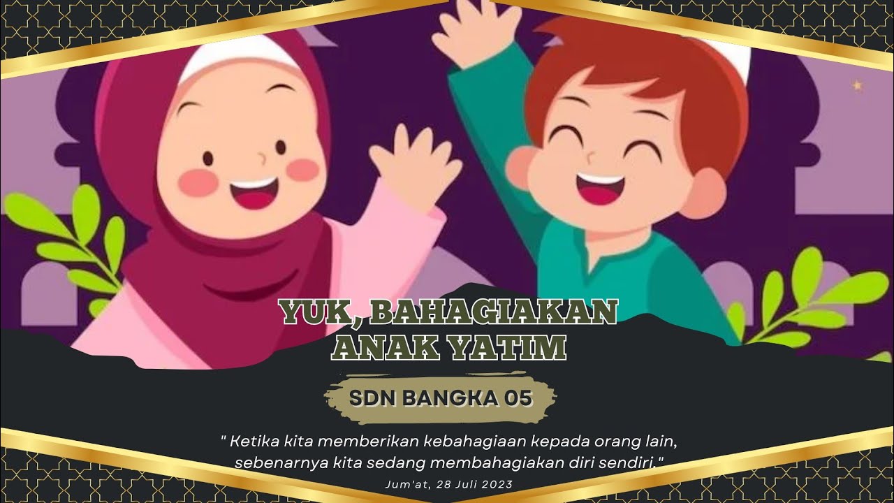 Dongeng Islami Kak Dwi Mukhlis//Santunan Yatim SDN BANGKA 05 ~ 10 ...
