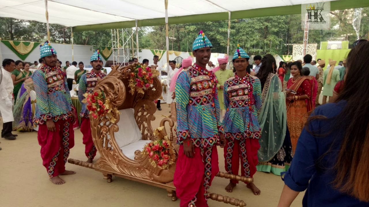 Doli entry for bride - YouTube