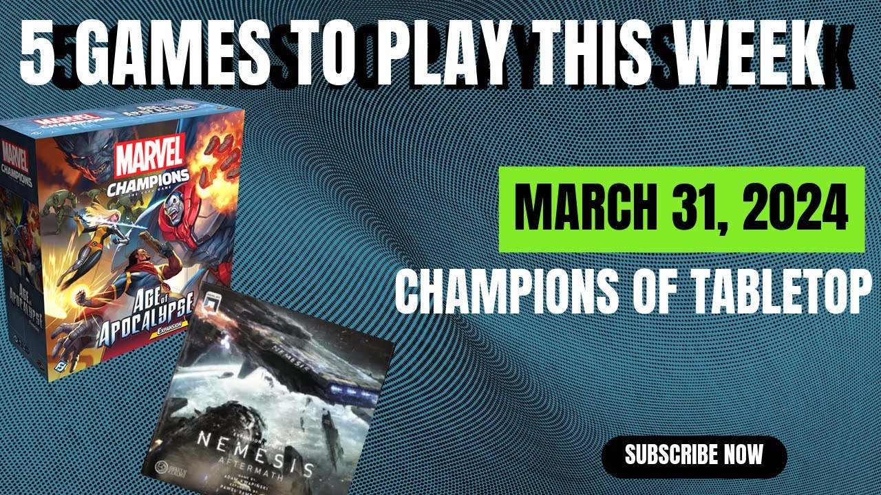 Top 5 Games Coming Out This Week! 3/31/2024 - YouTube