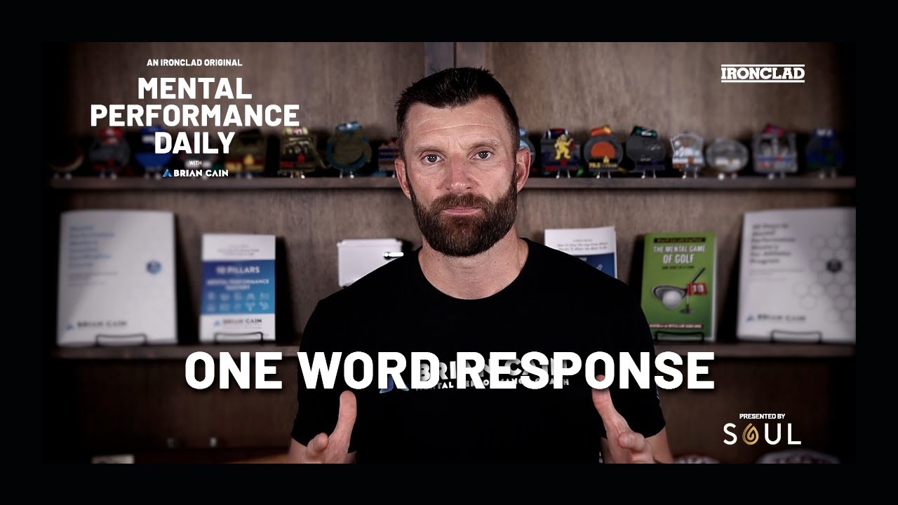 Your One Word Response - Mental Performance Daily - YouTube