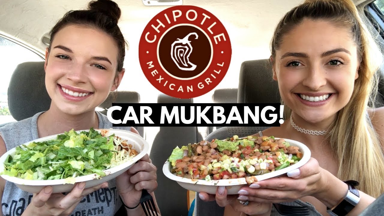 CHIPOTLE CAR MUKBANG! - YouTube