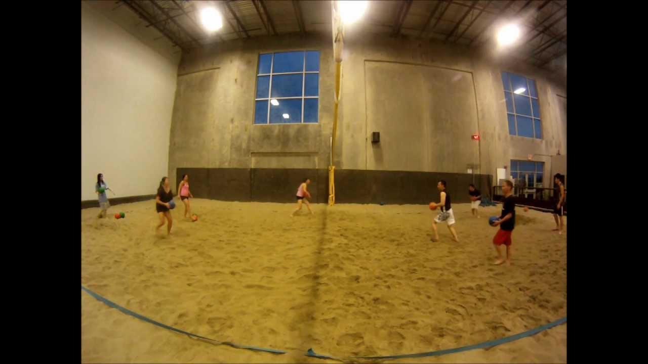 Timelapse Beach Dodgeball @6packbeach - YouTube