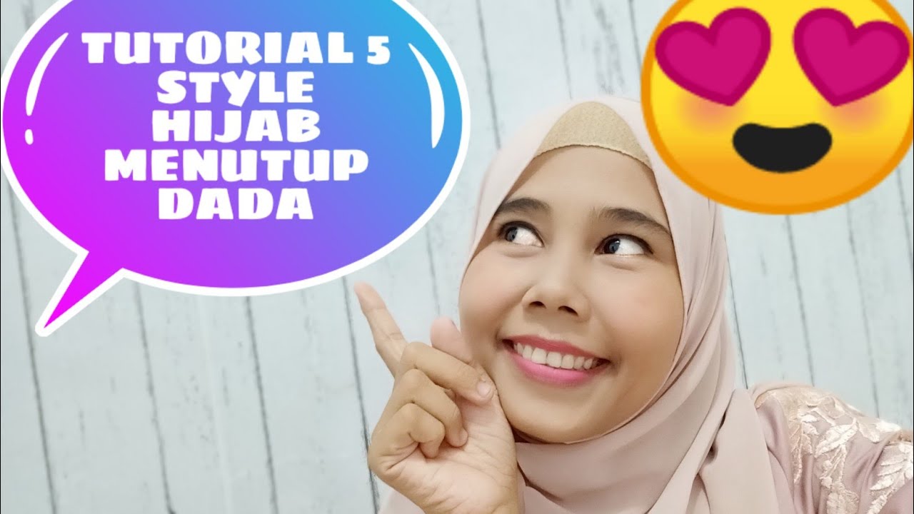Tutorial hijab menutup dada - YouTube