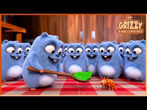 Termitator | Grizzy & the Lemmings | 35' Compilation | 🐻🐹 Nostalgic Cartoon