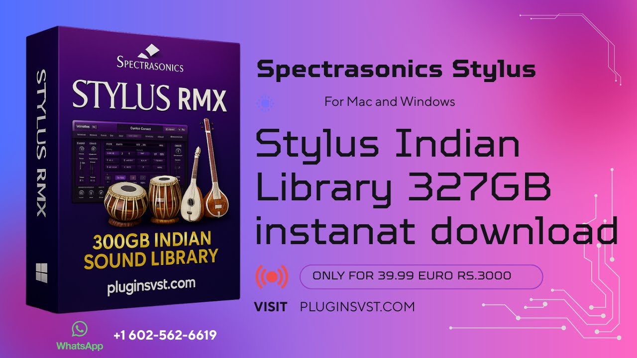 Spectrasonics Stylus Indian Library (327 GB Bollywood Grooves) - YouTube
