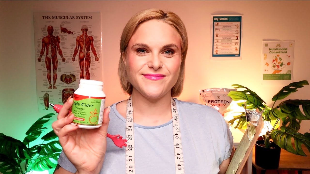 An In-Depth ASMR Personal Trainer & Nutritionist RP - YouTube