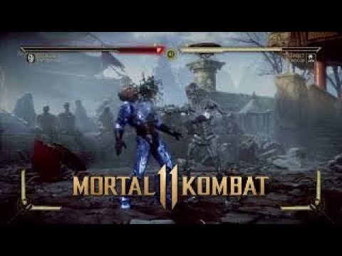 MORTAL KOMBAT 11: Using the "Terminator T-800" Exo-skeleton (MK11 ...