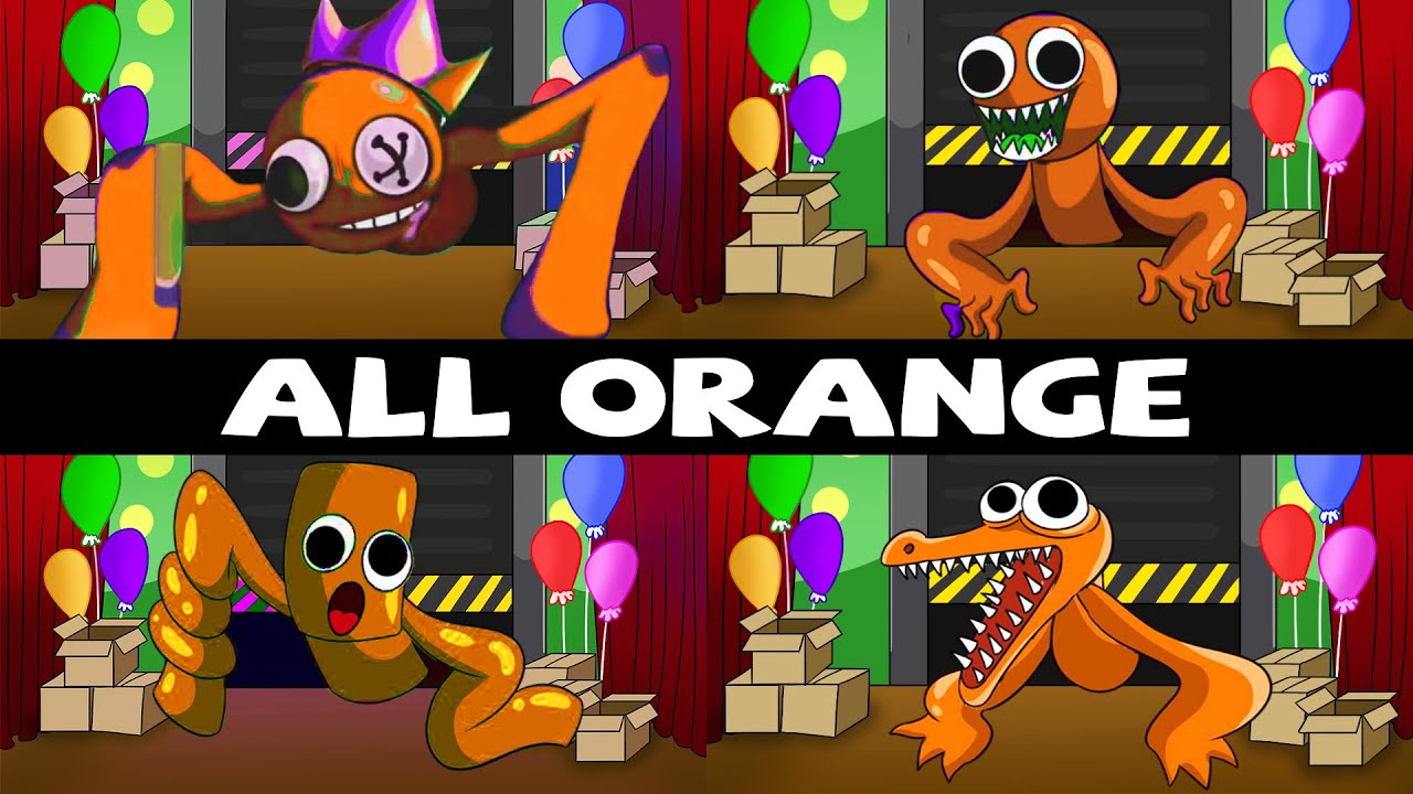 Rainbow Friends - FNF mod - but Orange is stuck in vent | Friday Night ...