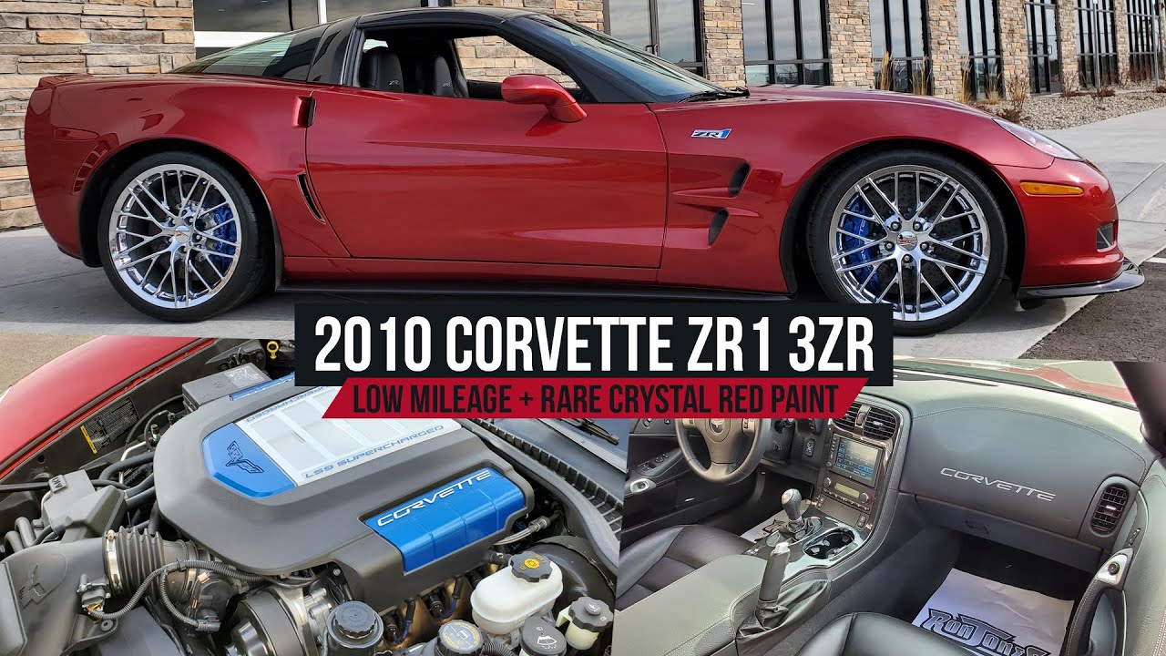 Crystal Red 2010 Chevrolet Corvette ZR1 3ZR For Sale - YouTube