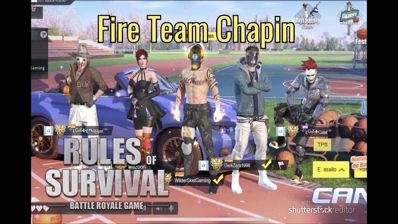 !RULES OF SURVIVAL! FIRE TEAM CHAPIN SPANISH|WilderSketGaming - YouTube