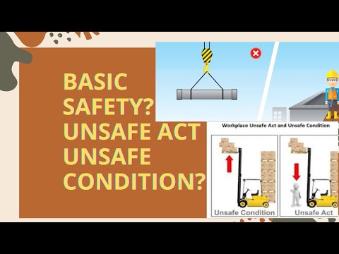 Basic Safety|| unsafe act and unsafe condition || safety important ...