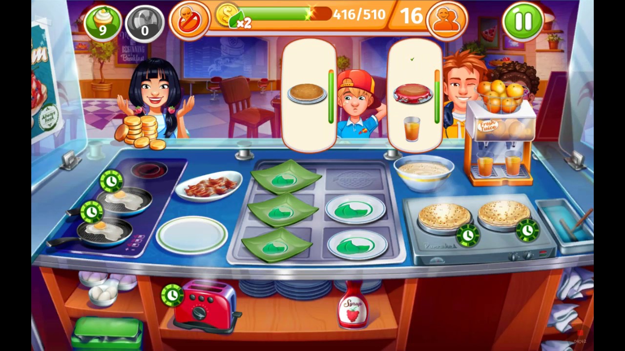 Cooking Craze Gameplay Level 44 45 46 47 - YouTube