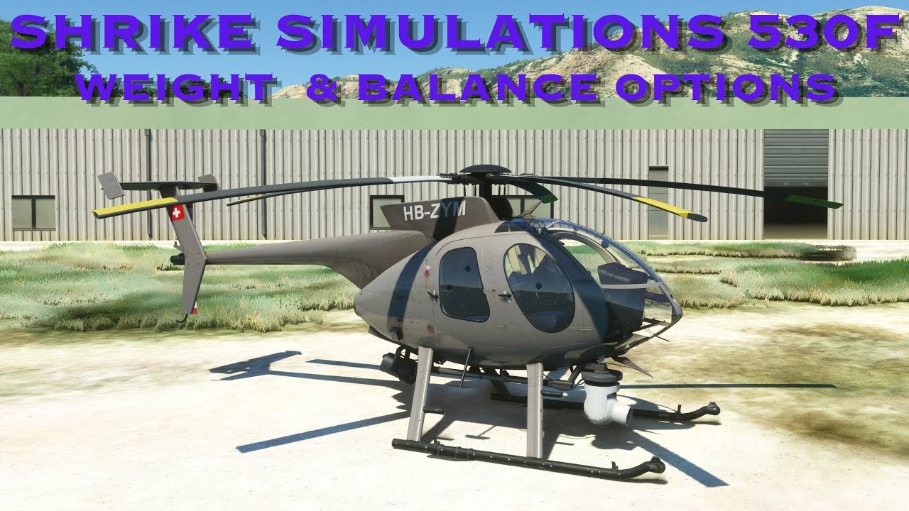 Microsoft Flight Simulator XBOX SERIES X Shrike Simulations 530F Balance & Weight Adjustment ...