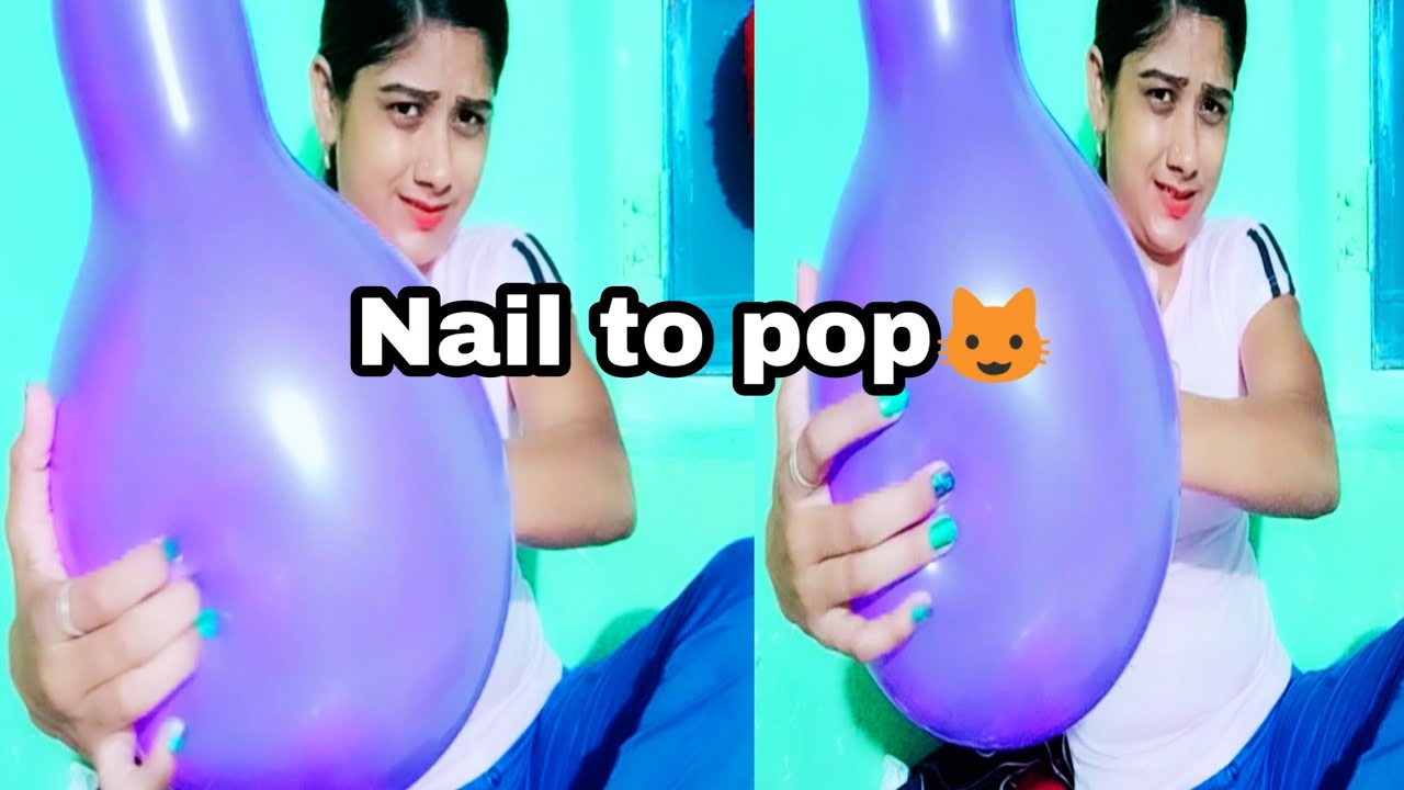 Big & strong 2 balloons🎈 blowing pt2| Orange & blue balloon popping ...