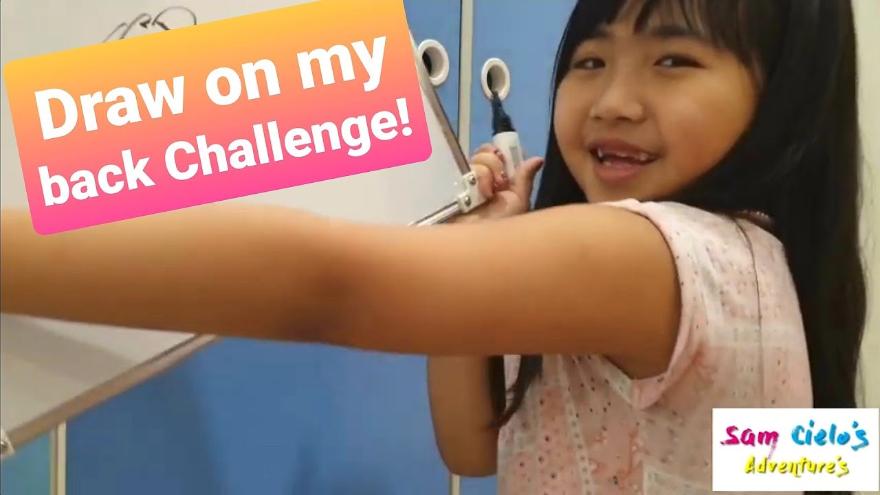 DRAW ON MY BACK CHALLENGE!!! - YouTube