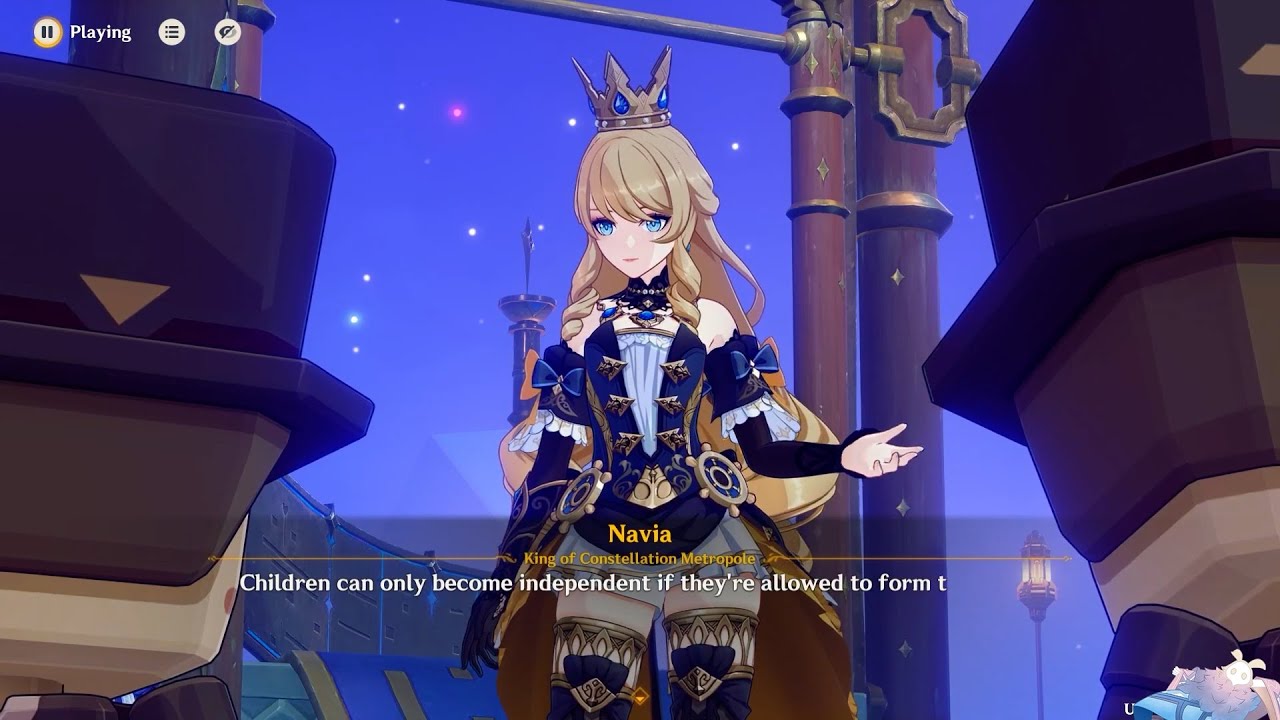 Navia being the most wholesome King to her soldiers | Genshin Impact ...