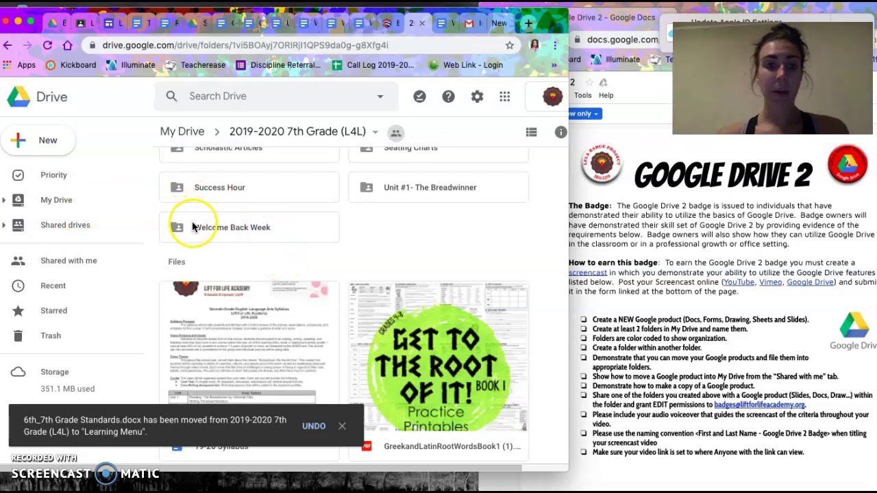 Kate Leenerts Google Drive 2 Badge - YouTube