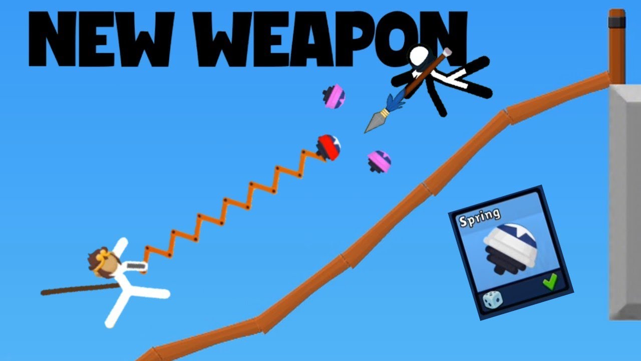 New Weapon Update The Spring in Supreme duelist Stickman - YouTube
