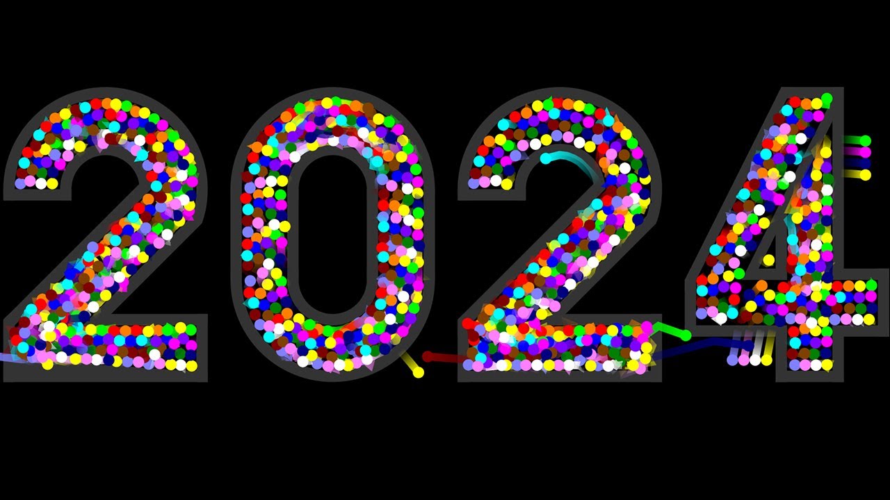 The Alphabet 2024 - 16 Stages Eliminations Marble Race in Algodoo - YouTube