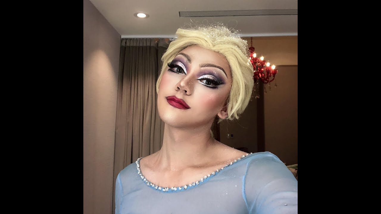冰雪奇緣 變裝艾莎皇后 Frozen the dragqueen performs “Let it go” by Liam - YouTube