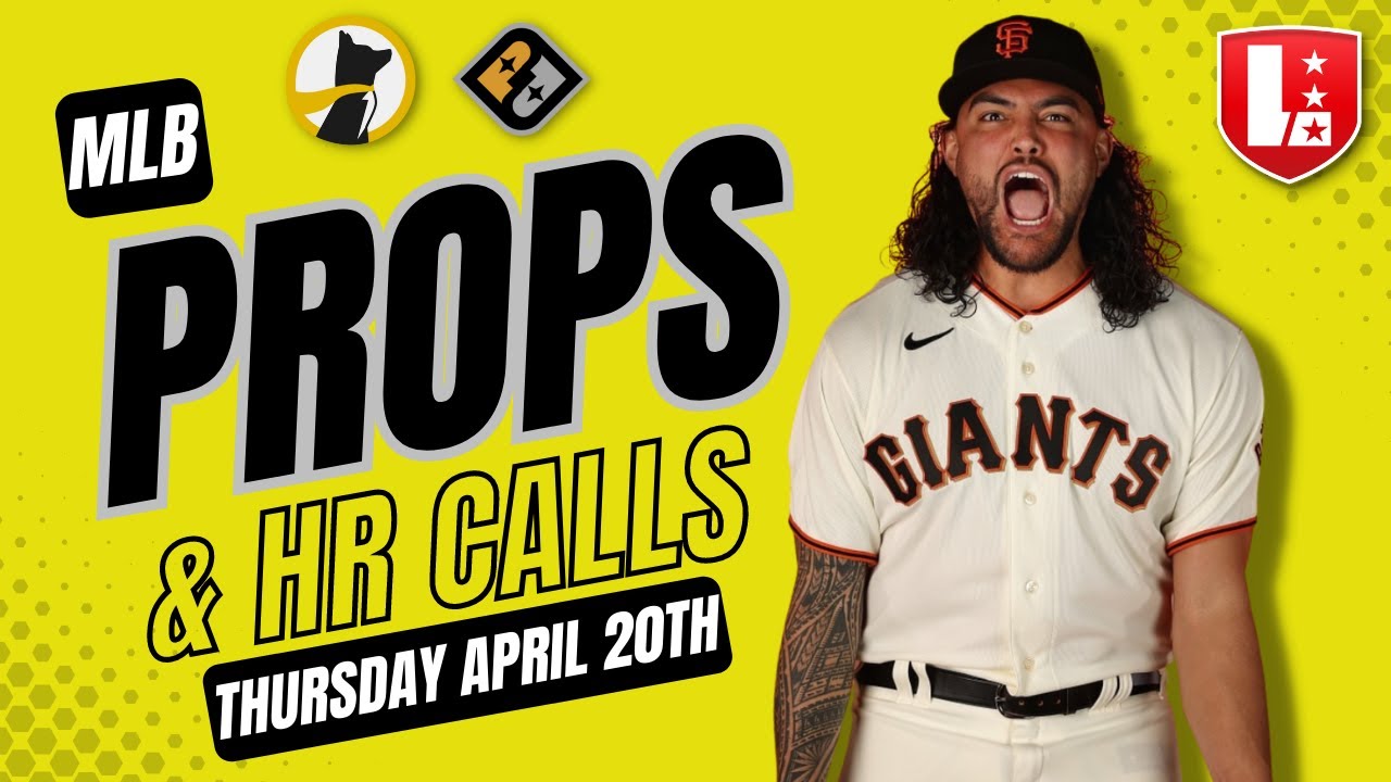 5 STRAIGHT WINNING PROPS 🚨 BEST MLB PLAYER PROPS TODAY FOR THURSDAY 4/ ...