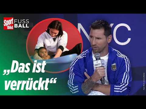 Messi spricht über legendäres Baby-Foto mit Lamine Yamal! 📸