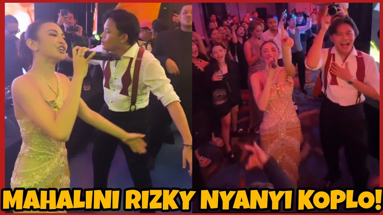 MAHALINI RAHARJA DAN RIZKY FEBIAN KOPLOAN DI ACARA AFTER PARTY WEDDING ...