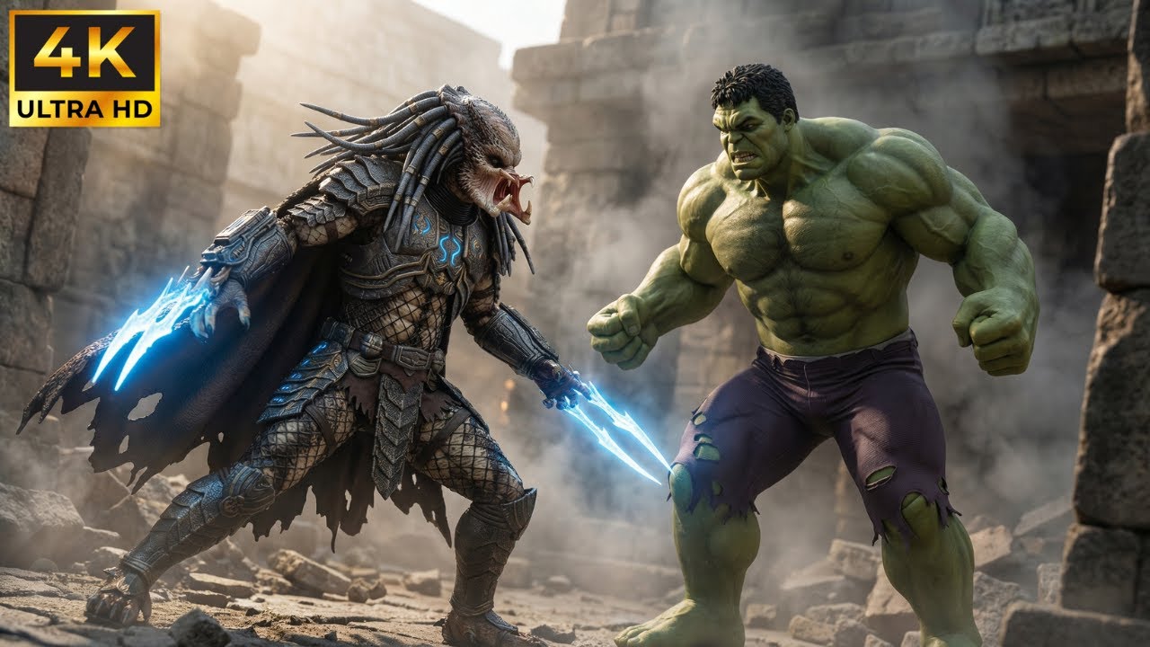 Hulk vs King Predator | Legendary Battle in the Mayan Jungle - YouTube