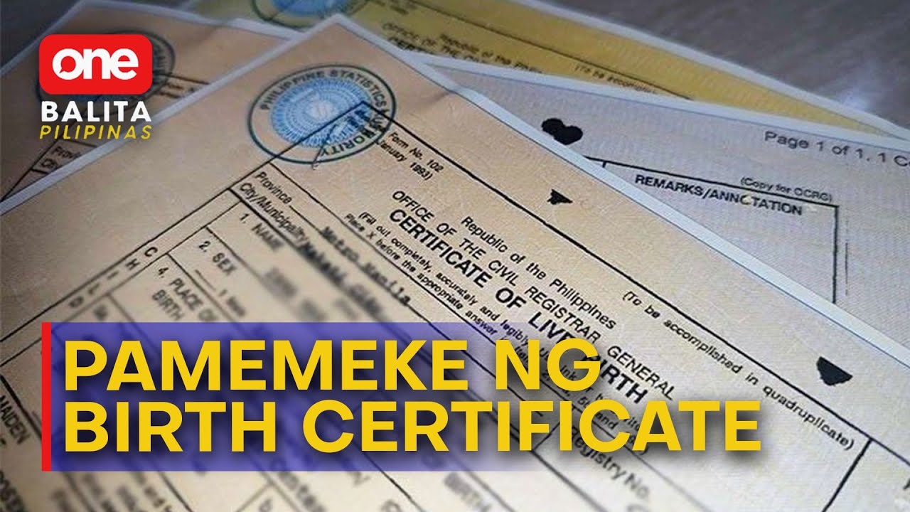 1,500 irregular birth certificates, nadiskubre ng PSA | #OBP - YouTube